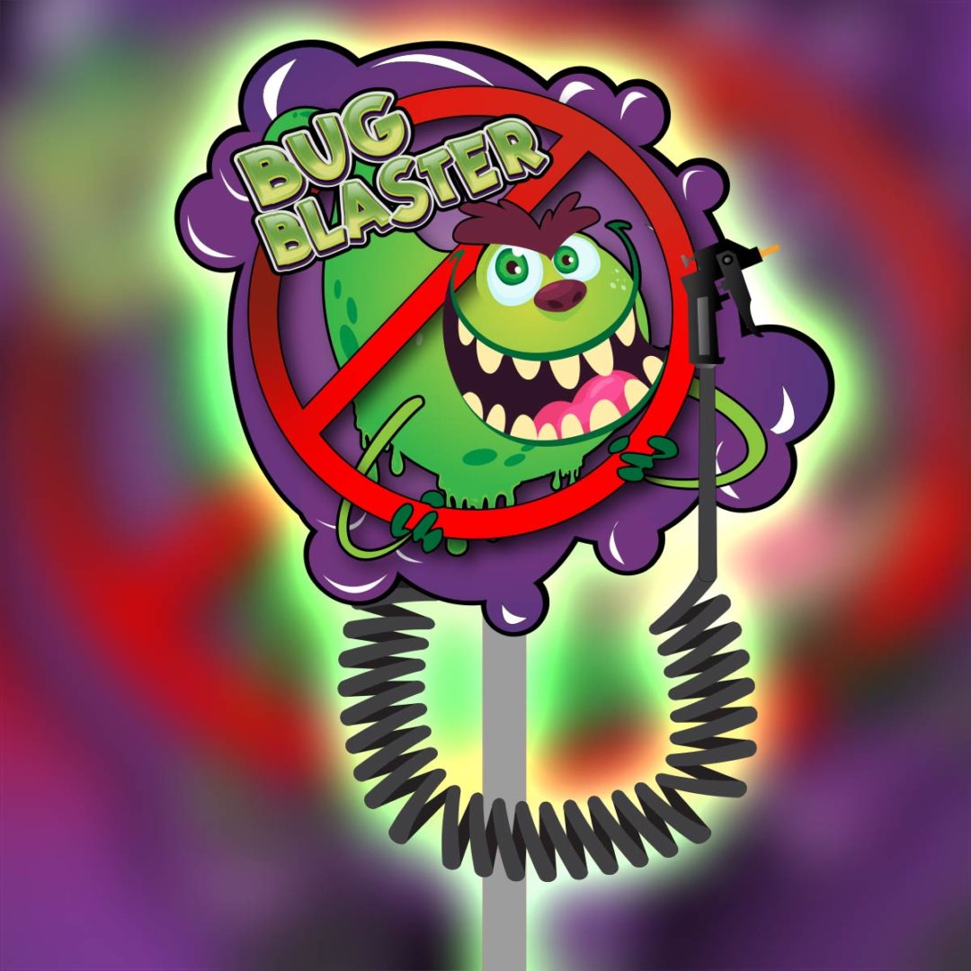 Bug Sprayer w/Turbo Light Wall Mount - Mr. Foamer Car Wash Equipment