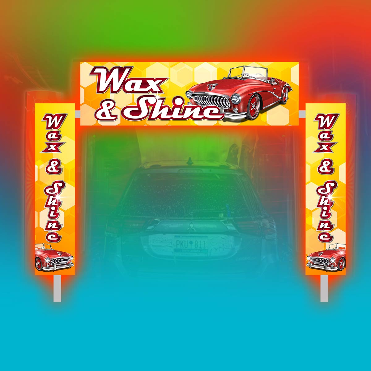 Flex Arch - Mr. Foamer Car Wash Equipment